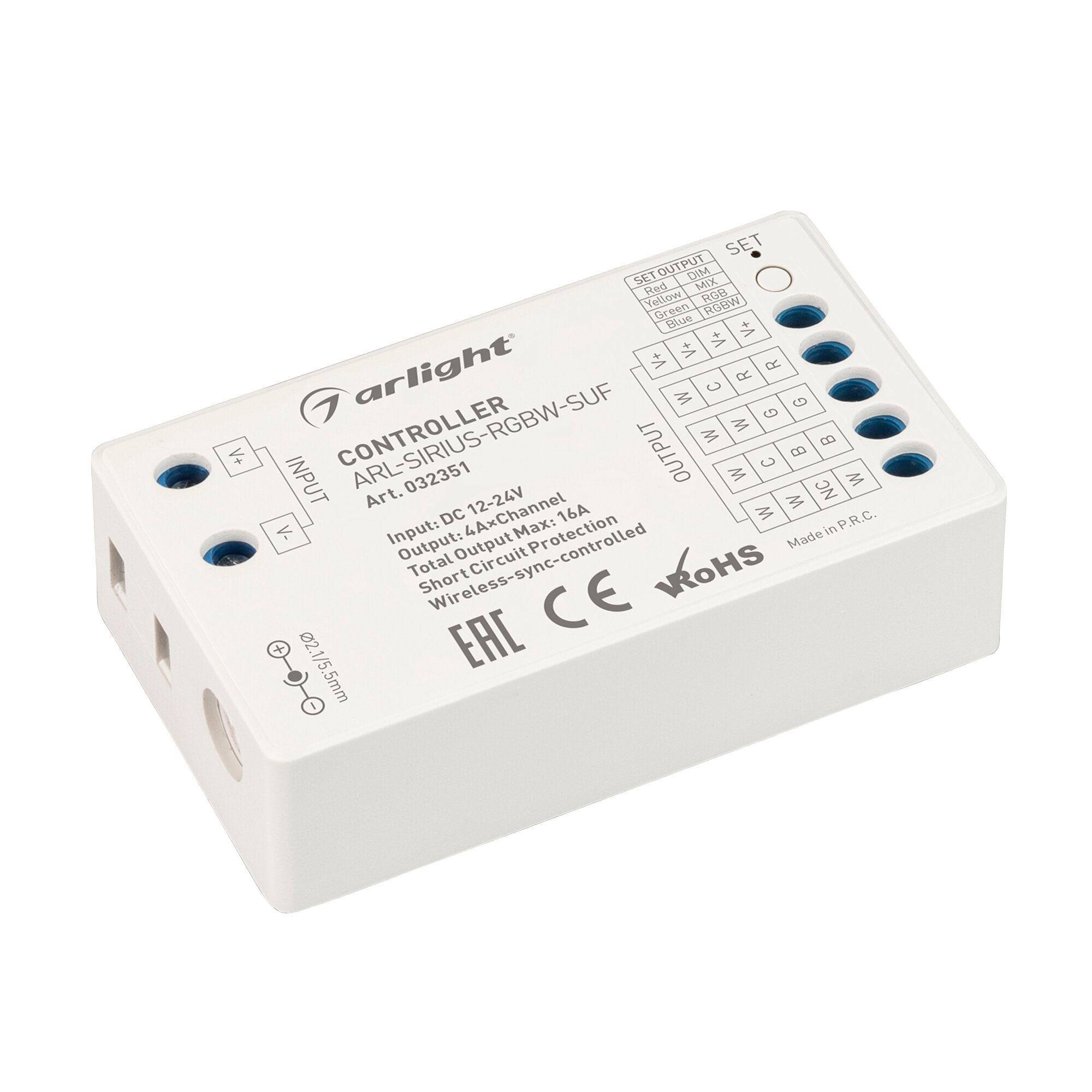 Контроллер Arlight Контроллер ARL-SIRIUS-RGBW-SUF (12-24V, 4x4A, 2.4G)