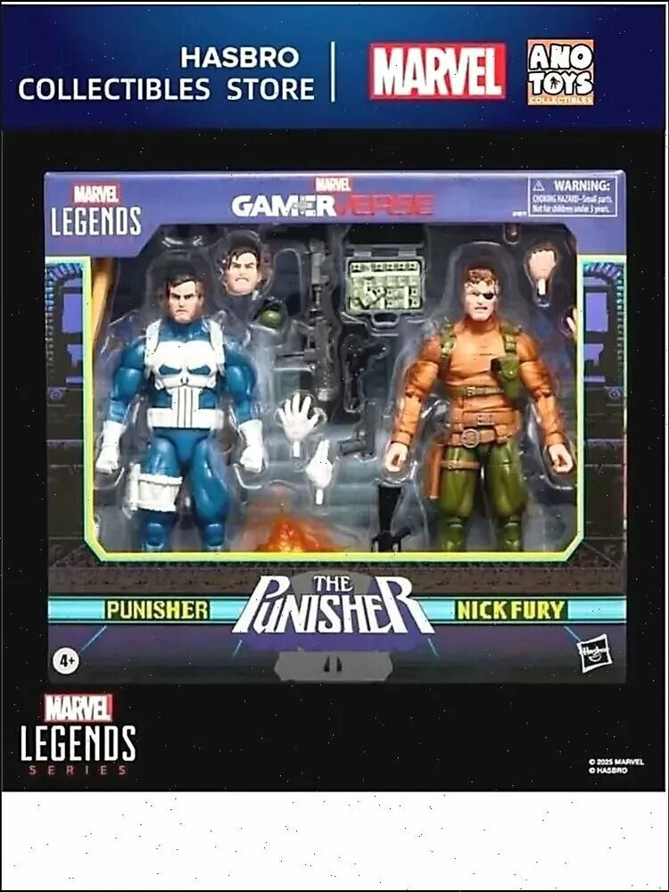 Игрушечные фигурки-украшения . Marvel Legends Gamerverse The Punisher and Nick Fury 2pk 6 Inch Scale