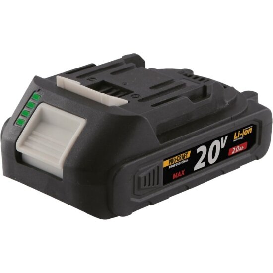 Батарея аккумуляторная Procraft BAT20/2C Li-Ion 20В 2Ач, type-c