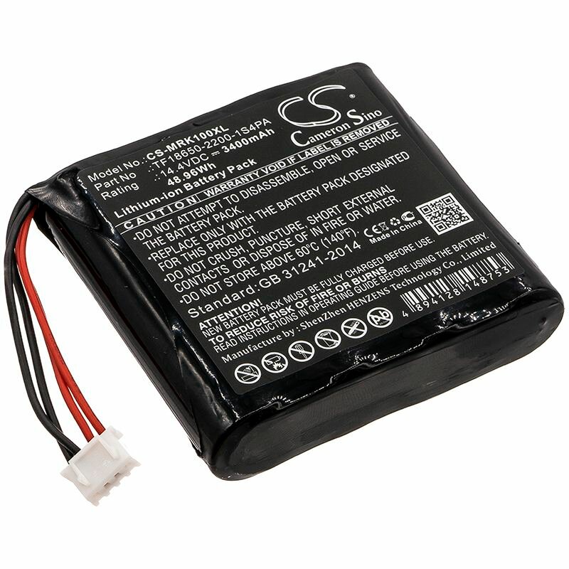 Аккумулятор для Marshall Kilburn (первый), Marshall TF18650-2200-1S4PA на 3400 mAh - CS-MRK100XL от компании Cameron Sino