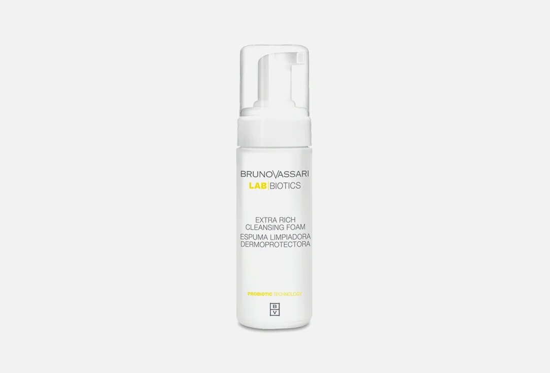 Bruno Vassari EXTRA RICH CLEANSING FOAM очищающая пенка для лица 150мл