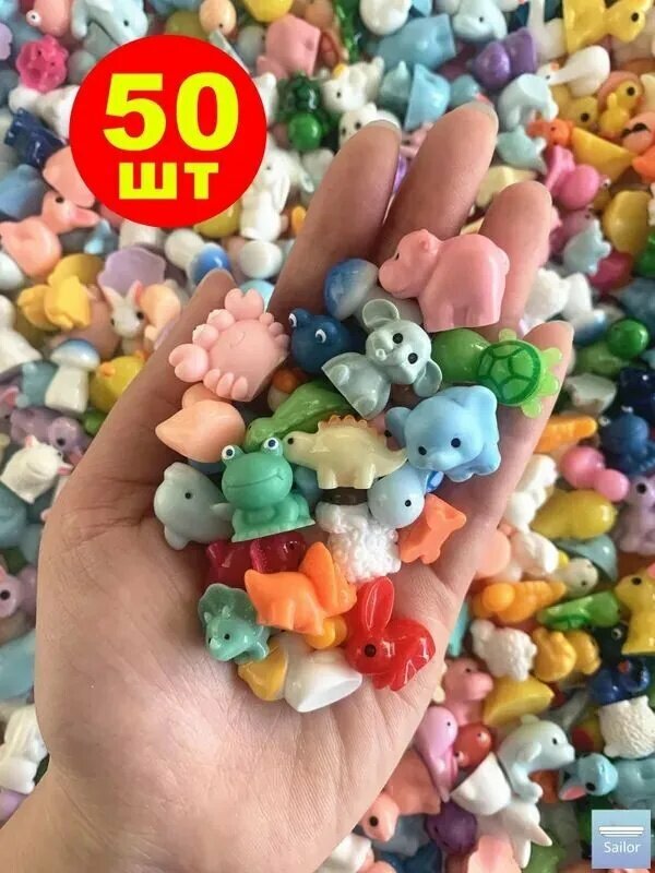 50 шт микро-ландшафтное украшение мини-статуя, Миниатюрные аксессуары из смолы для подарков и украшения интерьера