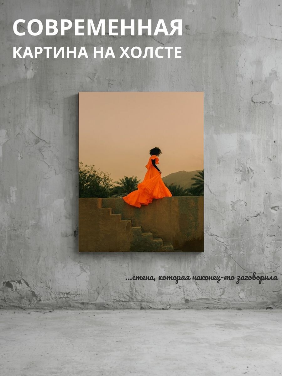 Картина на холсте Портрет 20x30 см