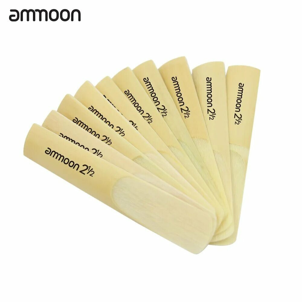 Ammoon 10 шт. 2,5 2-1/2 для тенор-саксофона BB, бамбуковый саксофон