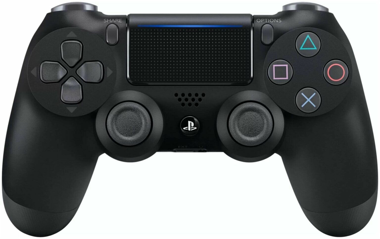 Dualshock Геймпад беспроводной геймпад Sony DualShock 4 v2 (черный антрацитовый), Bluetooth, черный