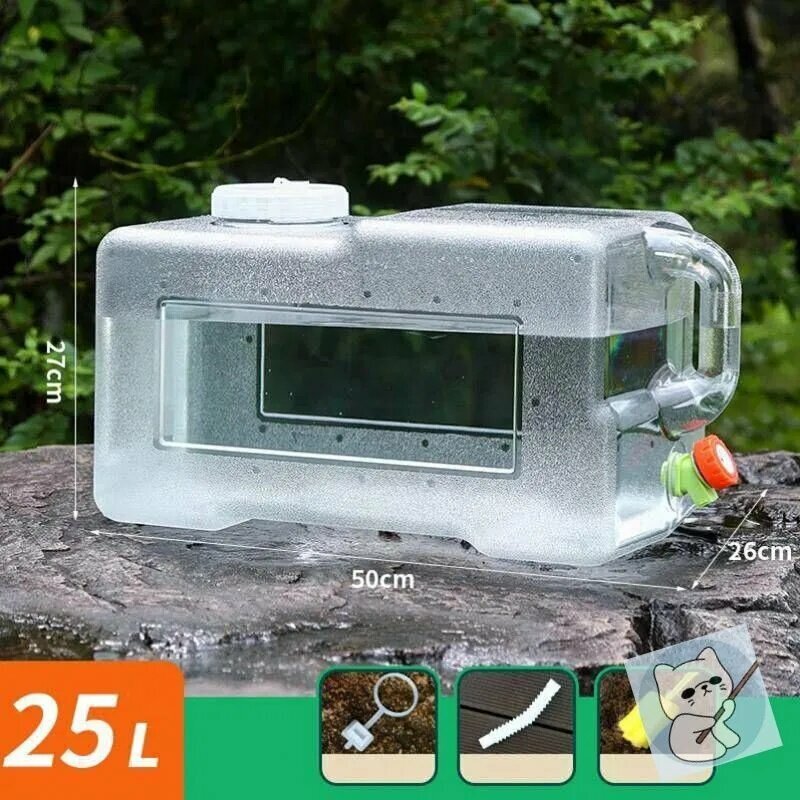 Канистра для воды, С краном,1,25, белый,1420,1200