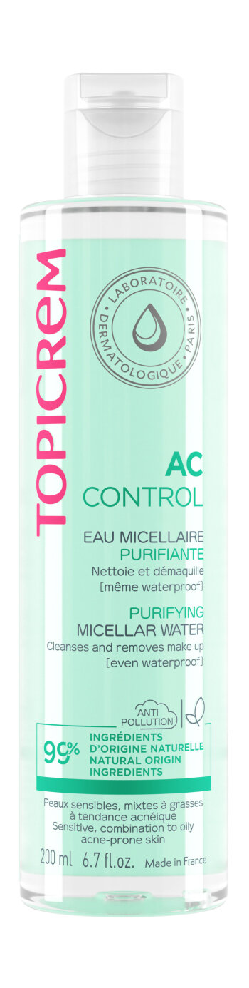 TOPICREM AC Control Мицеллярная вода очищающая, 200 мл