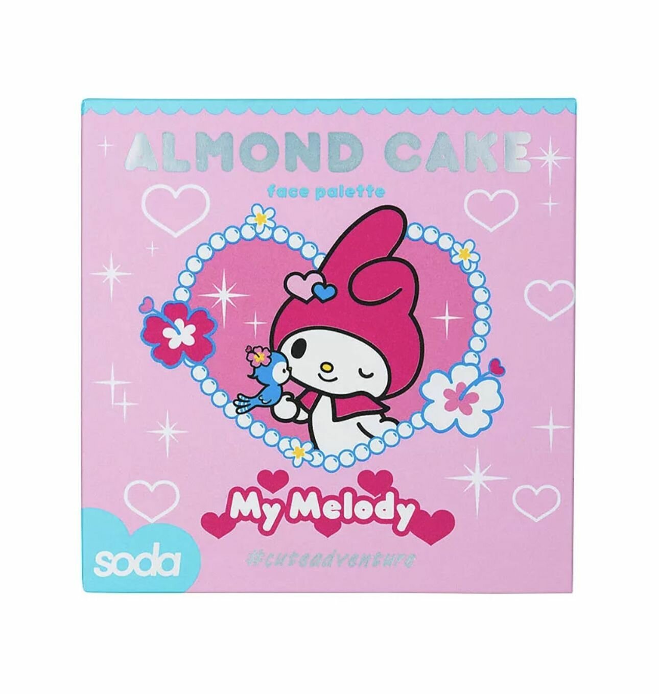 SODA Палетка для лица ALMOND CAKE #cuteadventure