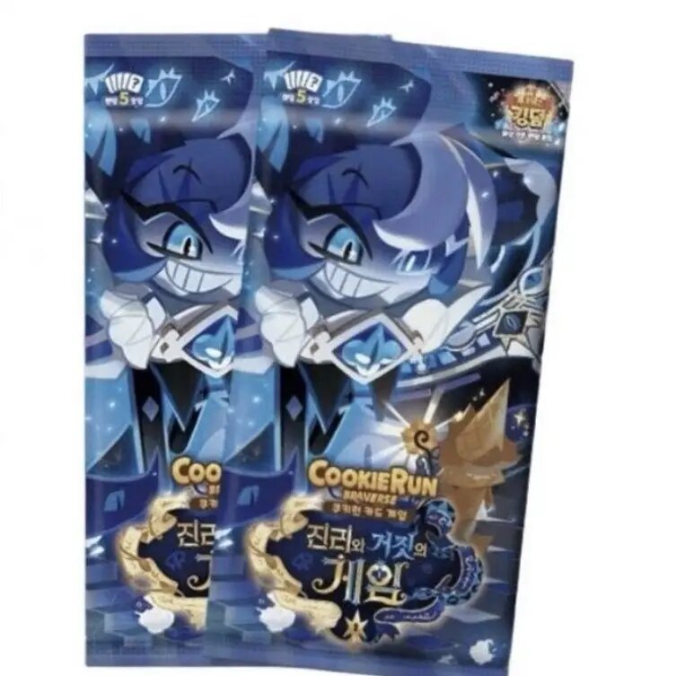 Коллекционная карточка Cookie Run: Kingdom Shadow Milk Cookie Pure Vanilla Cookie