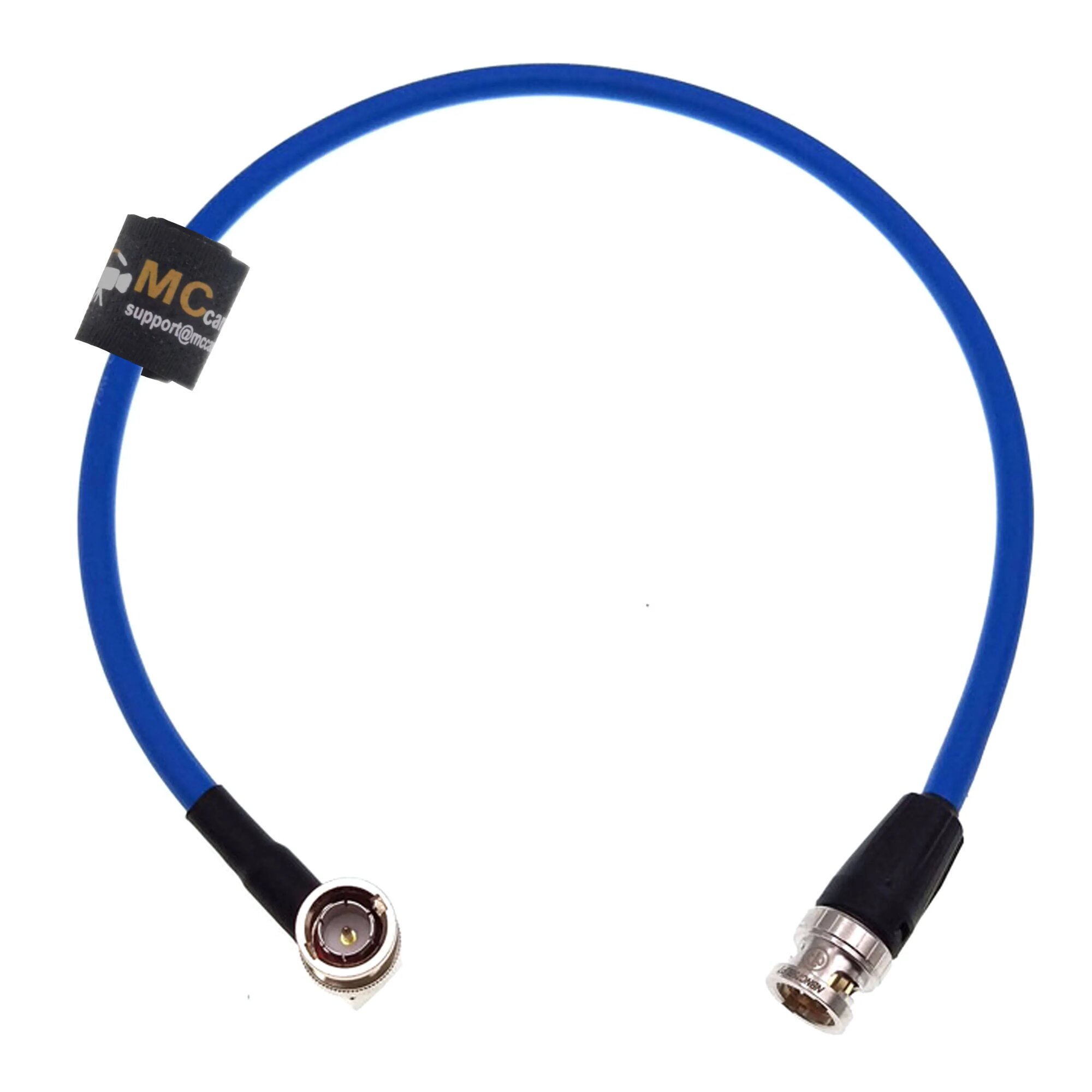 MCCAMSTORE 12G SDI кабель BNC-BNC для камеры 4K 70cm, Синий, Blue