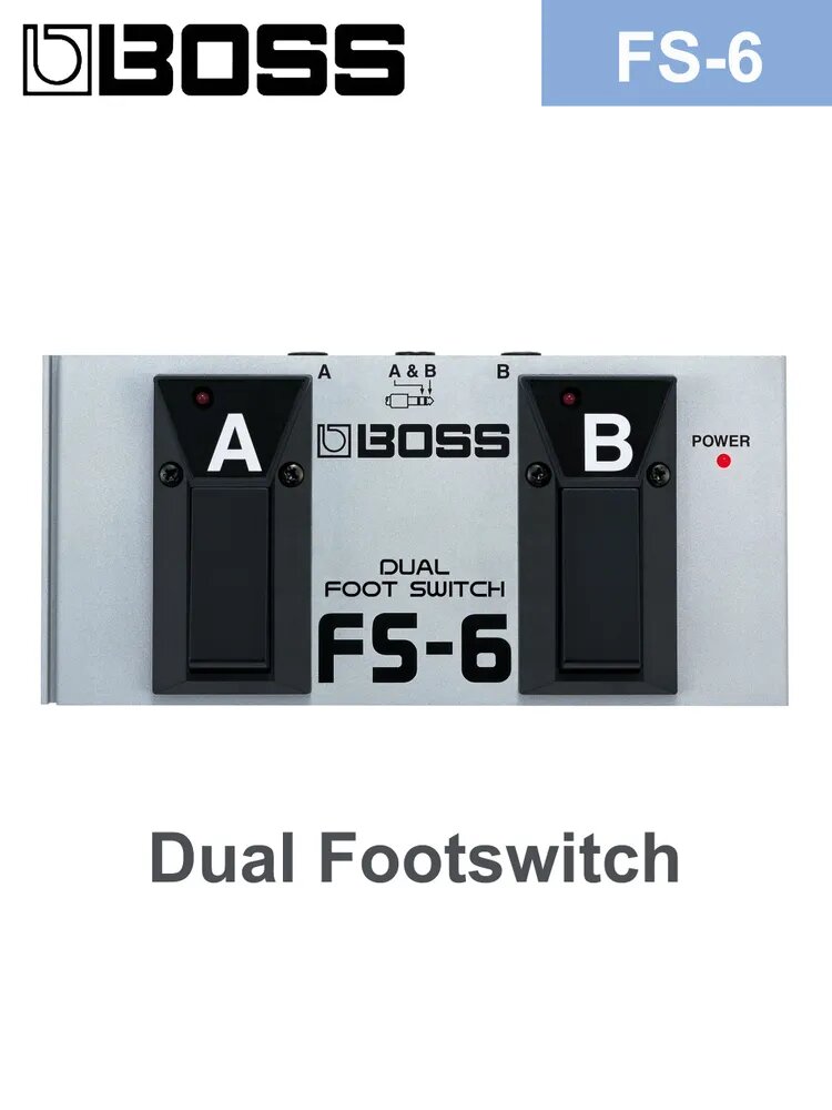 BOSS FS-6 Двойной педальный переключатель эффектов электрогитары KATANA Speaker Switch Педаль переключения динамиков