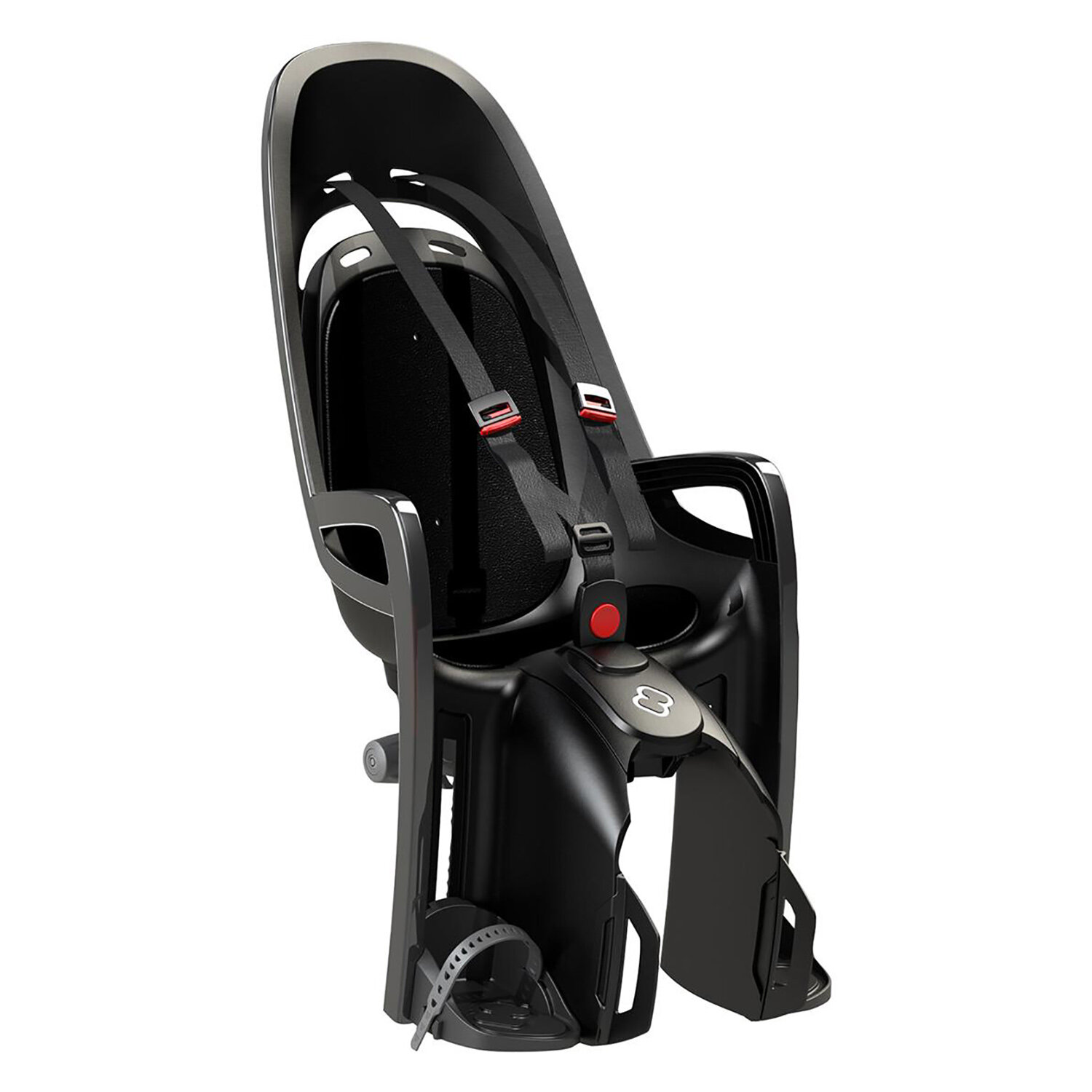Детское велокресло Hamax Zenith With Carrier Adapter Grey/Black