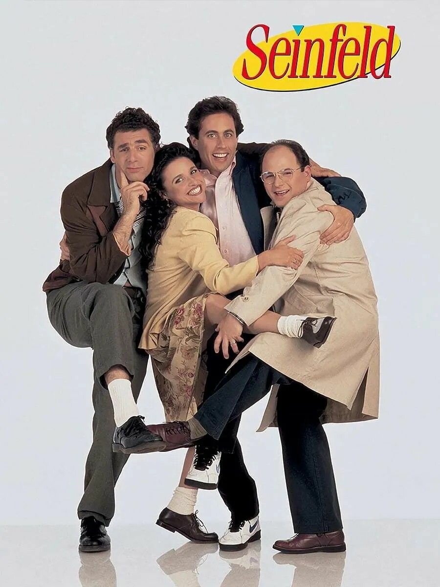 Постер для интерьера на стену (40х50 см). Сериал "Сайнфилд" (Seinfeld)