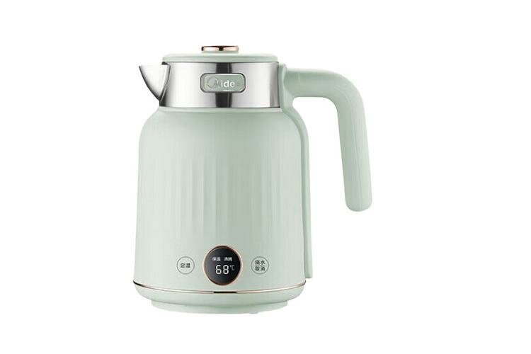 Электрочайник Midea MK-SH53-Q, 1700 мл, из нержавеющей стали, защита от ожогов, зеленыйЭлектрочайник Midea MK-SH53-Q, 1700 мл, из нержавеющей стали, защита от ожогов, зеленый
