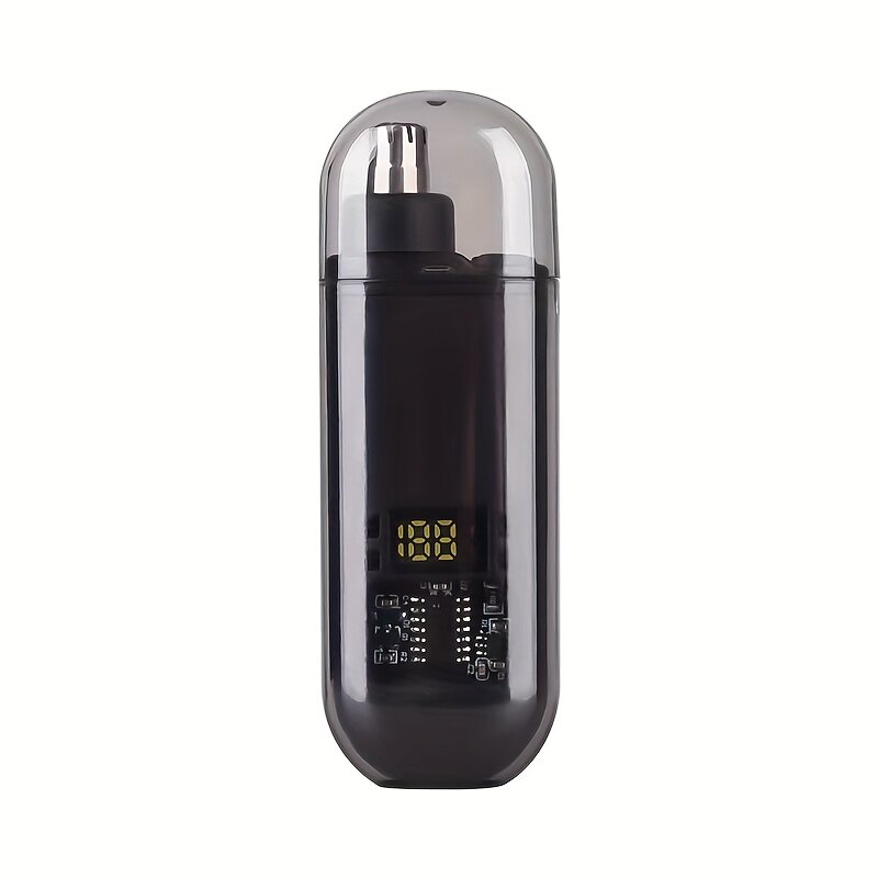Электрический триммер для ушей и носа, бровей и лица с зарядкой от USB, универсальный, черный