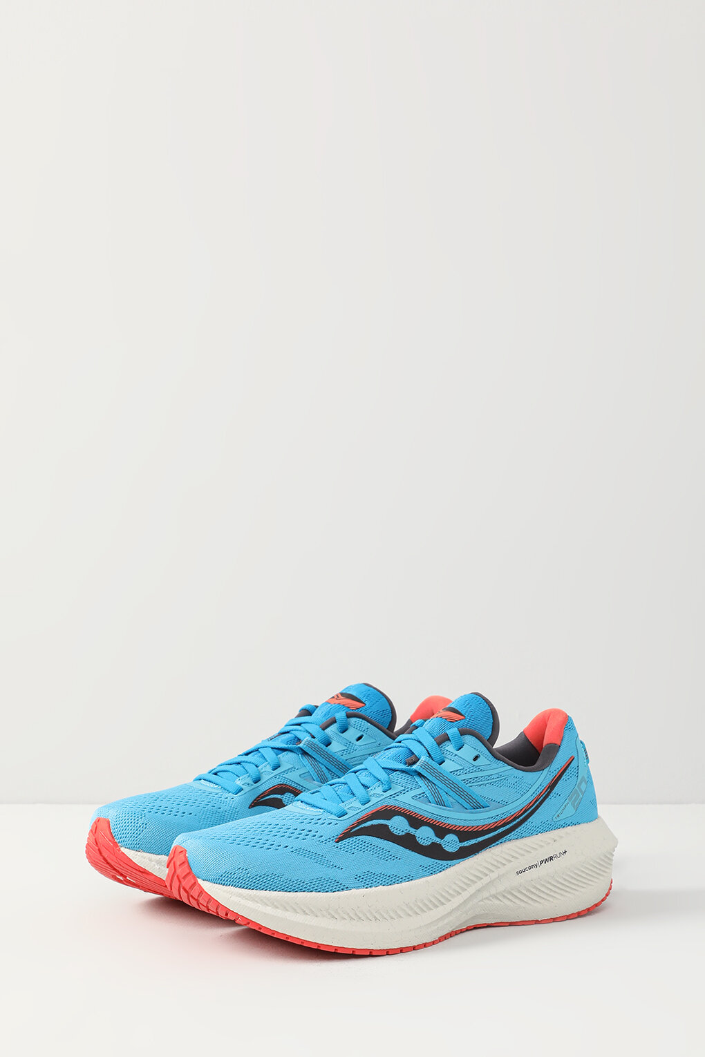 Кроссовки saucony, размер 6.5, голубой/красный — фото 1