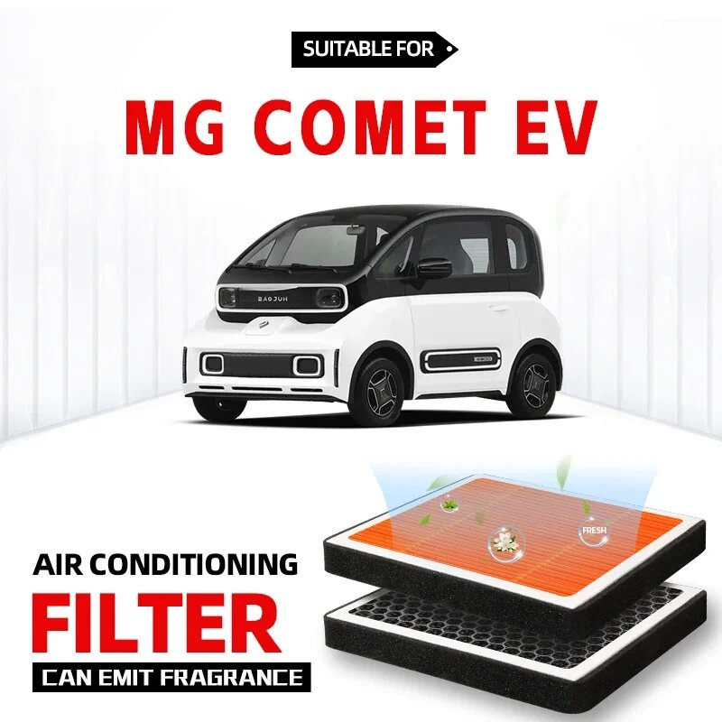 Фильтр салонный для MG Comet EV, воздушный фильтр с активированным углем, фильтр кондиционера с ароматизатором для очистки воздуха в салоне автомобиля