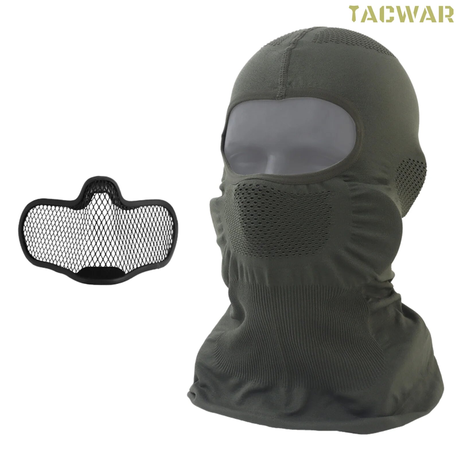 Тактическая маска, Olive Drab, зеленая