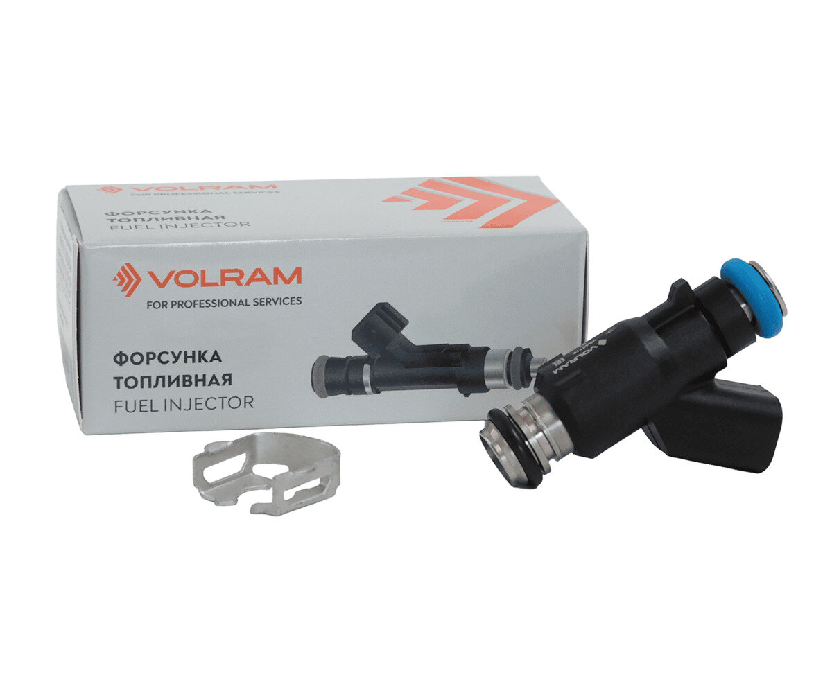 Форсунка топливная Volram VR42119 аналог Энгельс для Lada ВАЗ Priora, Granta, Kalina 2, Largus, Vesta, X-Ray 1.6 16кл.