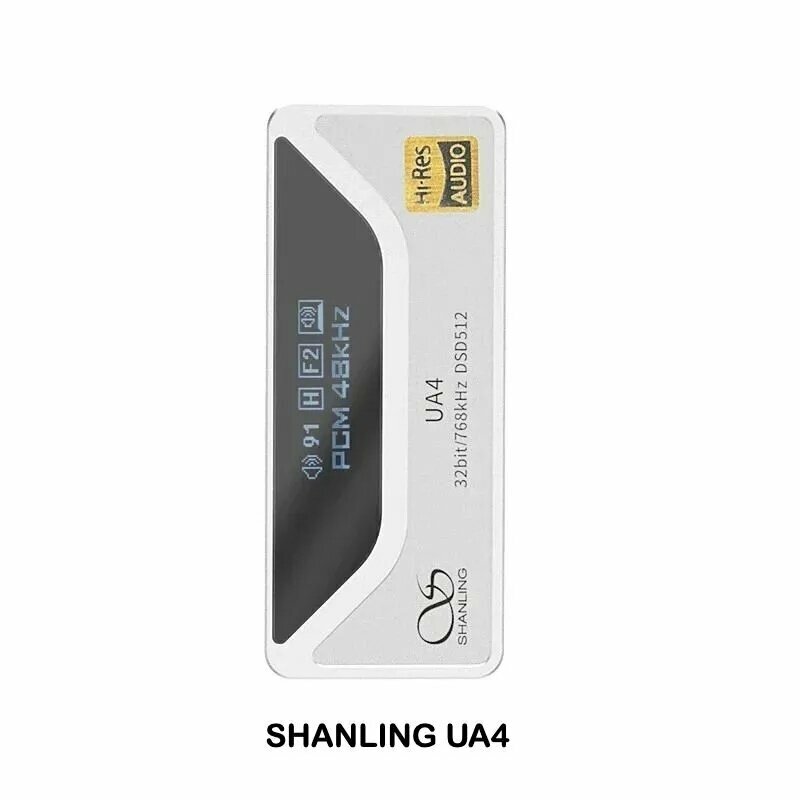 SHANLING UA4 Портативный USB-ЦАП MQA Усилитель для наушников Hi-Res Audio ES9069Q