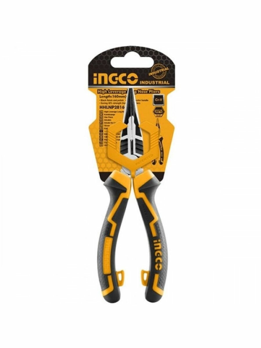INGCO Тонкогубцы 160мм INDUSTRIAL HHLNP28160