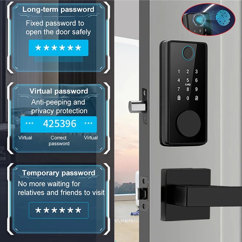 Smart Fingerprint Door Lock TTlock Bluetooth — фото 1