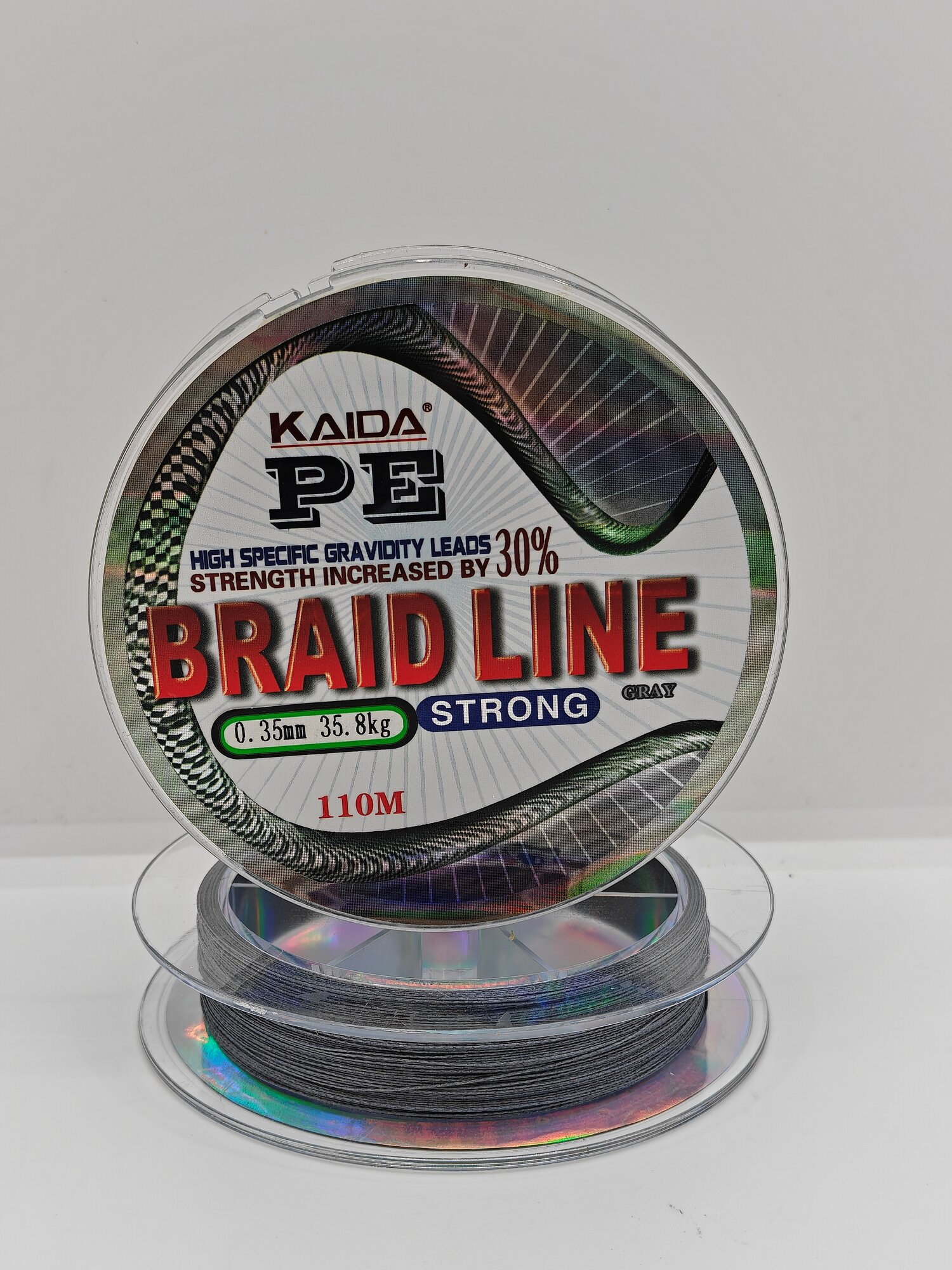 Плетеный шнур BRAID LINE Каида strong 110m 0,35 мм 35.8кг