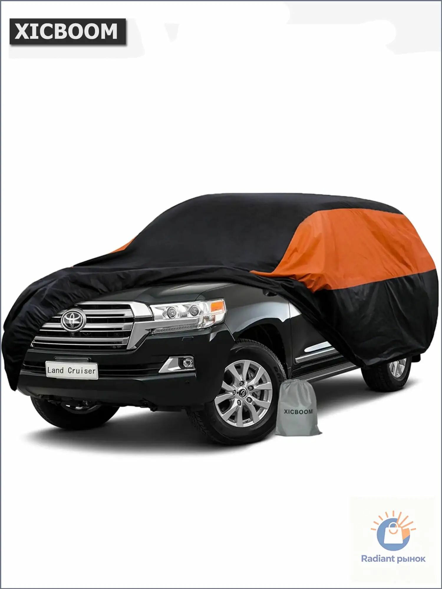 XICBOOM Чехол на автомобиль Toyota Land Cruiser, Оксфорд 210D, 1 шт.