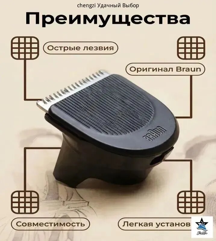 Режущий блок триммера Braun 81634451