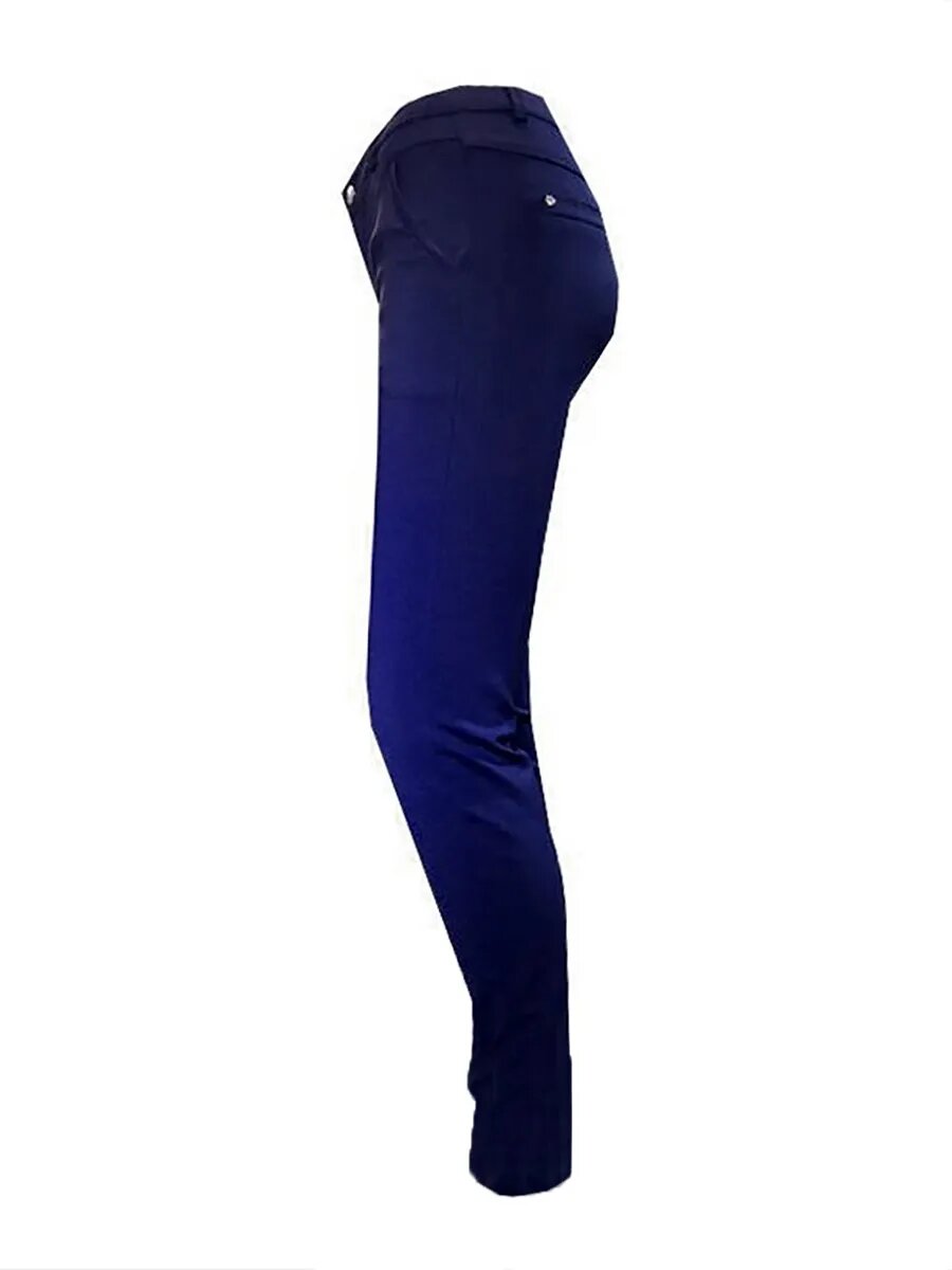 Брюки классические Yuke jeans, размер 27/170, темно-синий/синий — фото 1