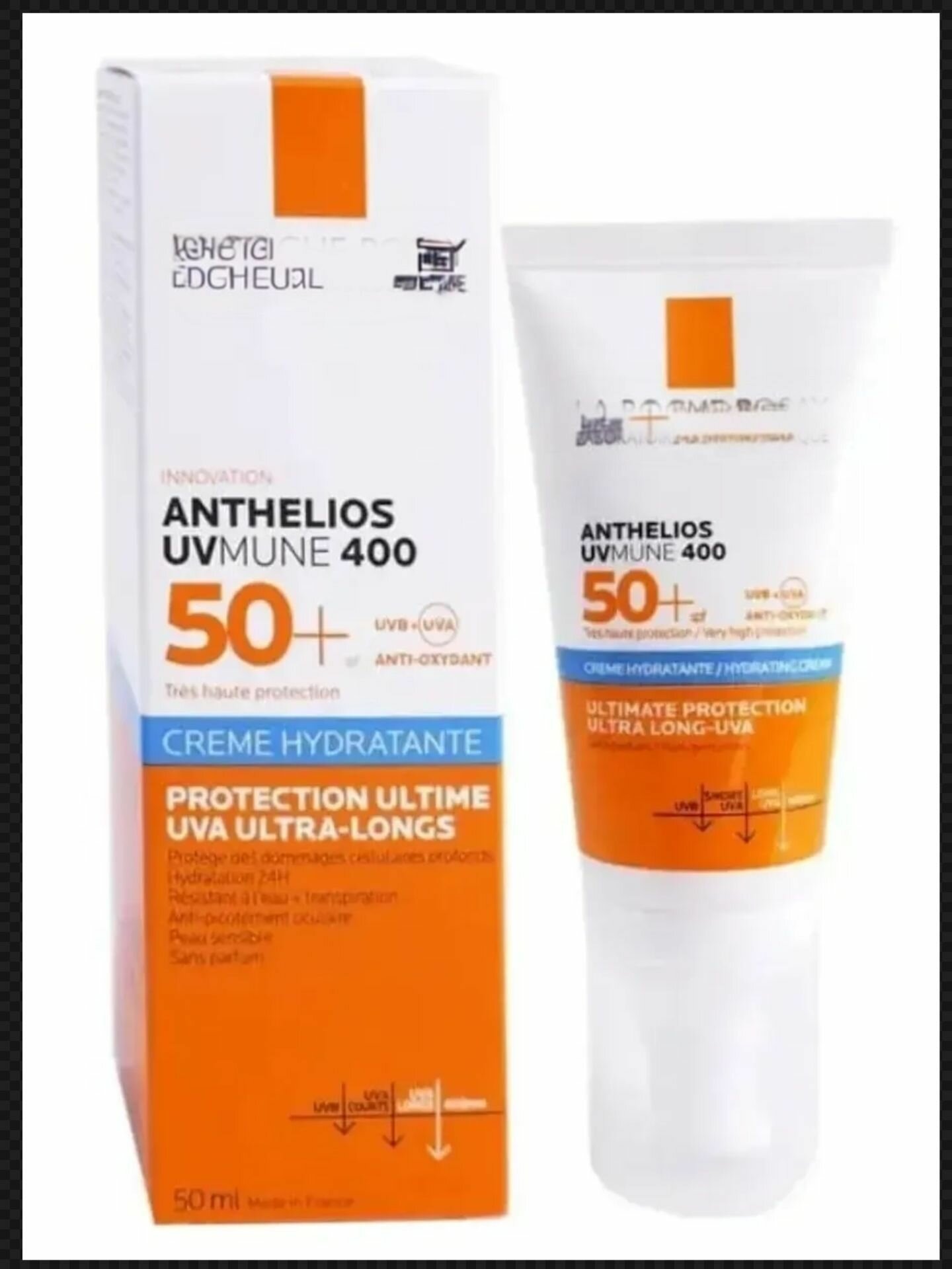 Солнцезащитный крем для лица и кожи вокруг глаз SPF50+
