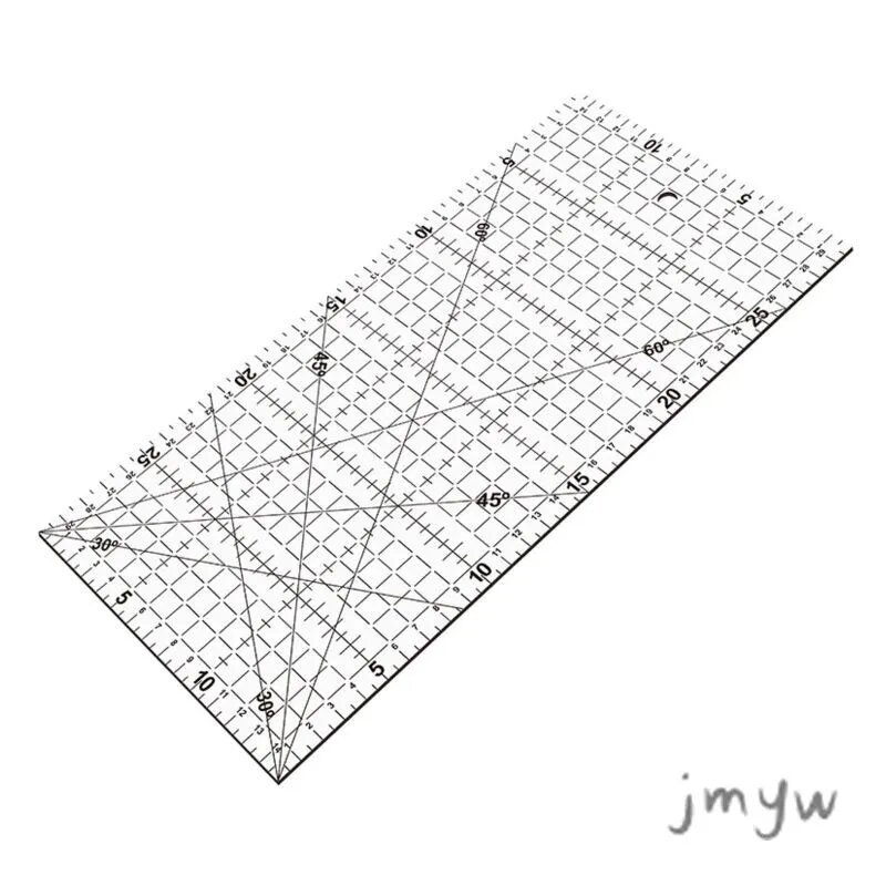 Акриловая линейка для пэчворка 30x15 см