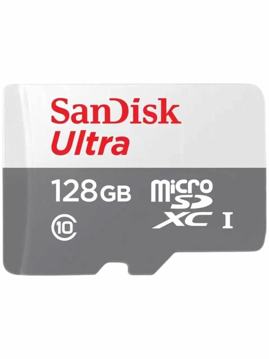 Карта памяти SanDisk Ultra microSDXC 128 ГБ UHS-I Class 10 A1