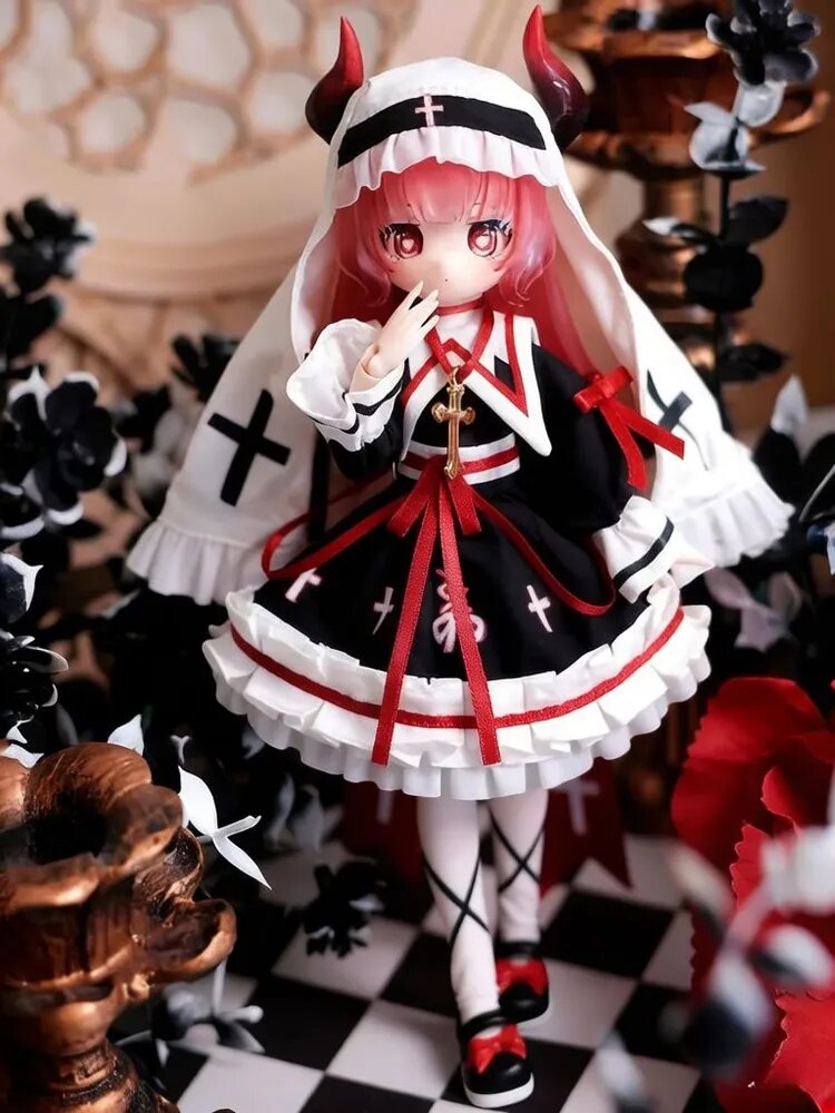 Sakura Реконструкция зрения Серия 1/12 BJD Кукла-Octopus(Xiezhi) Мимика С аксессуарами 3878864339