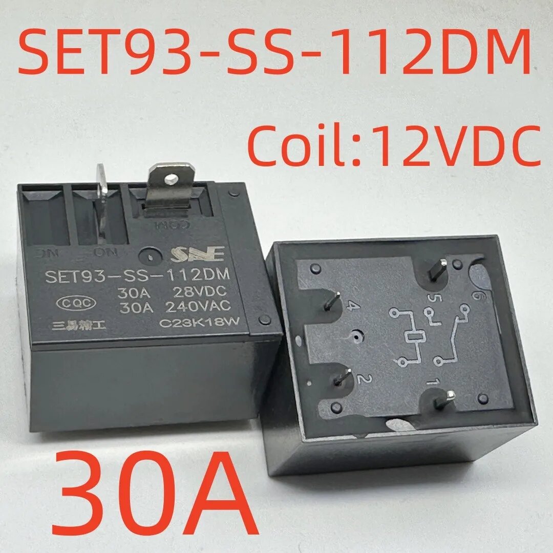 Реле SET93-SS-112DM (T91A-Coil:12V-30A)