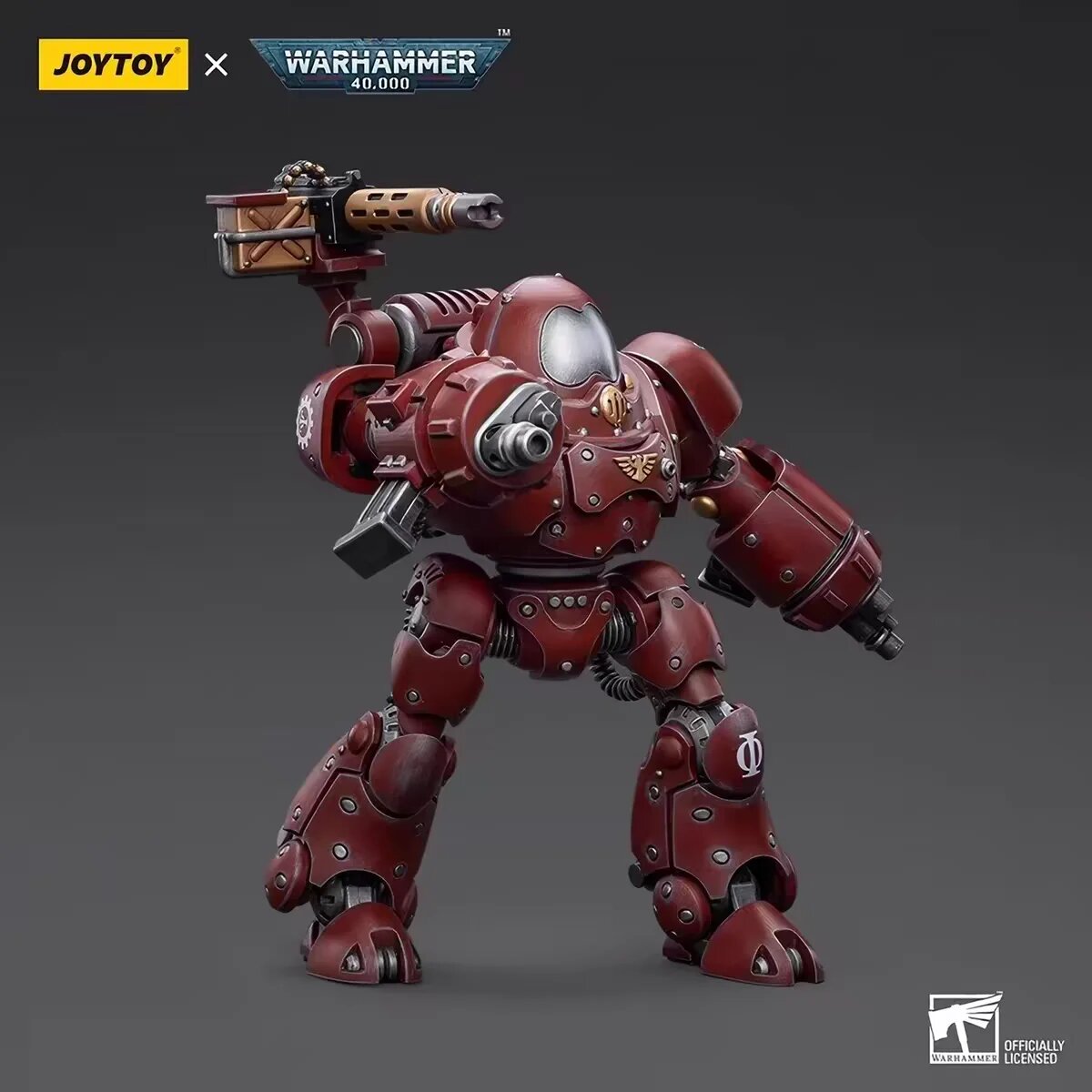 Фигурка JOYTOY Warhammer 40K Astra Militarum Krieg Veteran Squad 55th Adeptus Mechanicus Skitarii Marshal 1/18