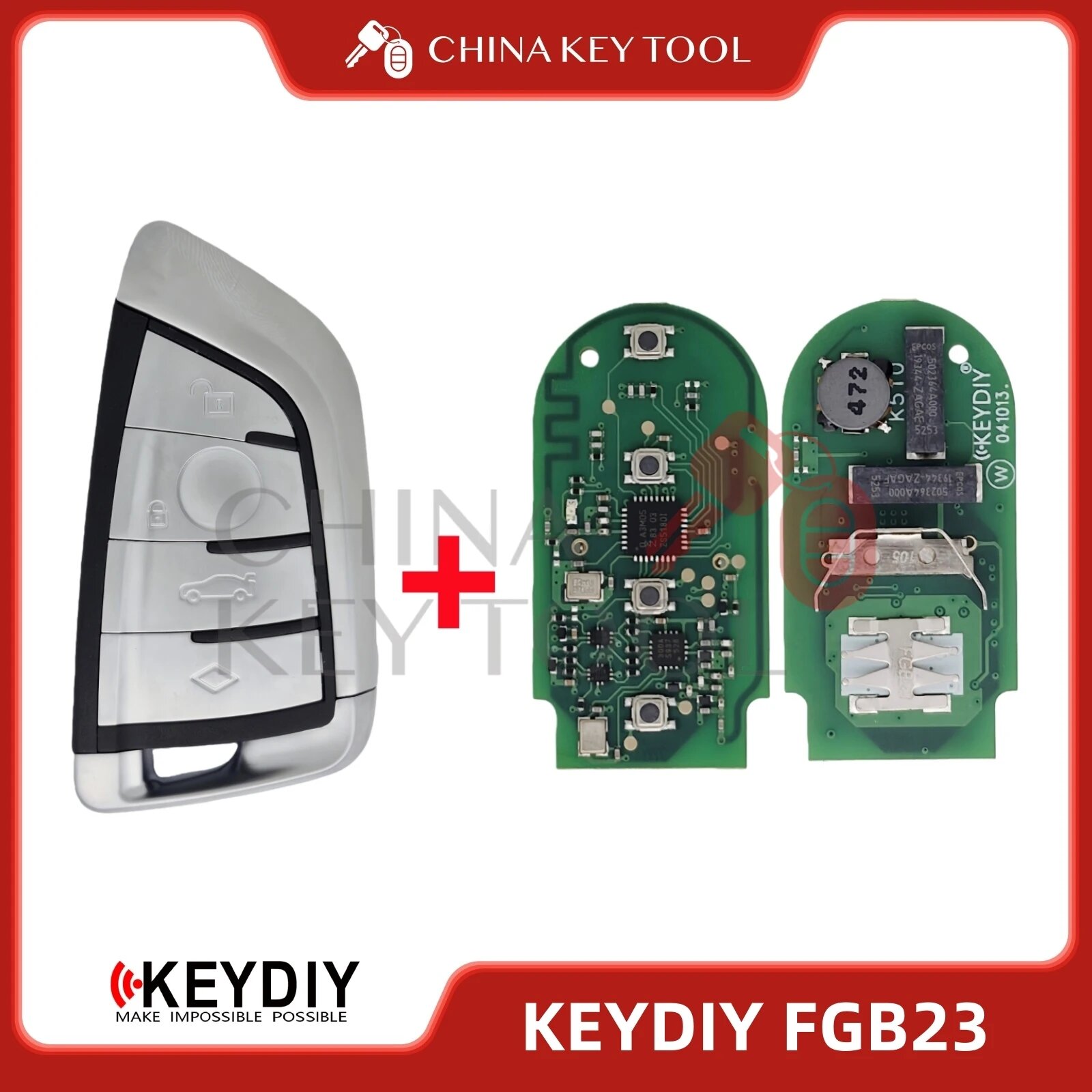 KEYDIY KD FGB23 интеллектуальная дистанционная печатная плата 434 МГц для BMW CAS4/CAS4 FEM/BDC G30 G31 G38 G32 G11 G08 G02