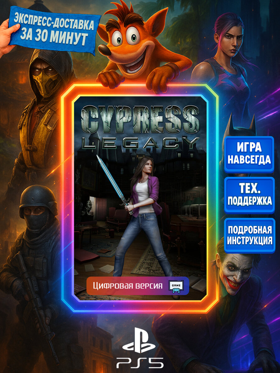 Cypress Legacy PS5 | Моментальная доставка | Английский язык | Приключения