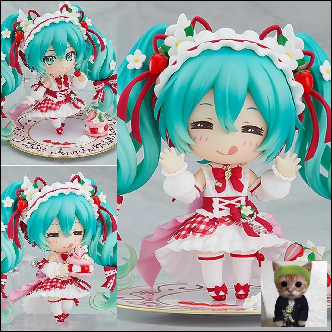 Фигурка Nendoroid VOCALOID Мику Хацунэ 15-летие, коллекционная модель 21 см, аниме персонаж для фанатов