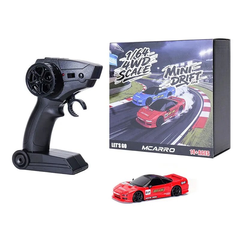 MCARRO MC062 мини 1:64 rc дрифт-кар с полным приводом, 2.4G, бесступенчатая регулировка скорости, симуляционная модель для гонок на столе