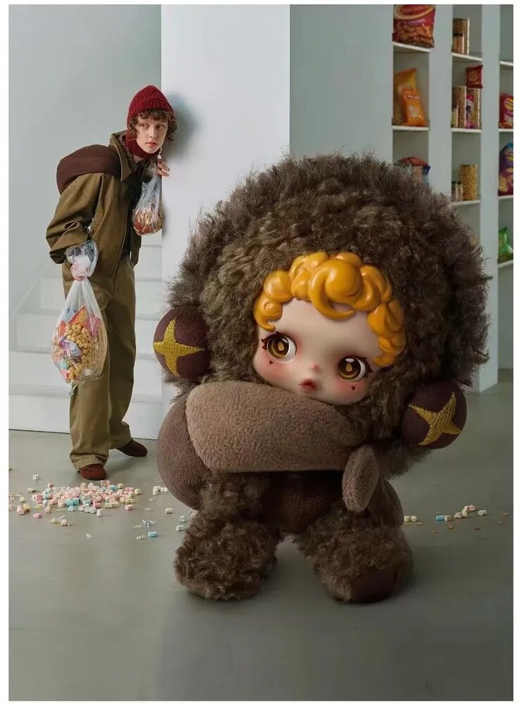 Коллекционная фигурка Слепая коробка POP MART SKULLPANDA You Found Me! Series Plush Doll Pendant