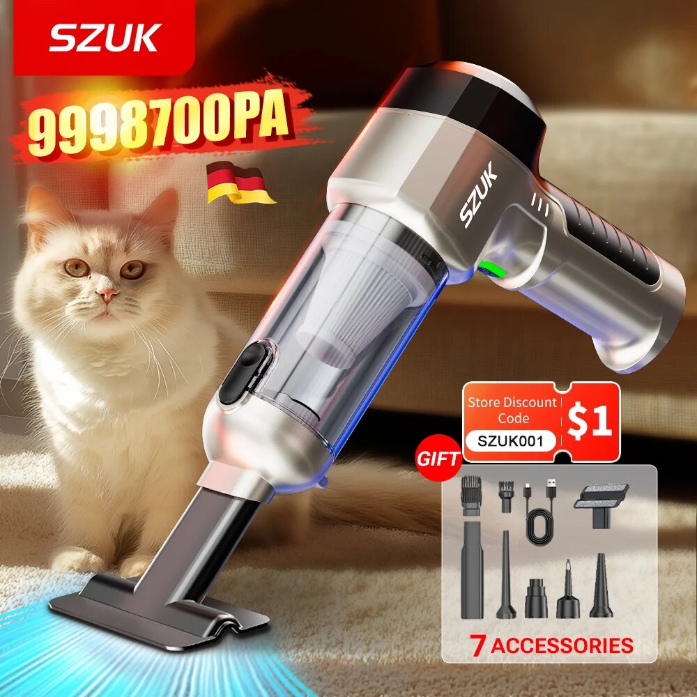 Автомобильный пылесос SZUK C017MAX, беспроводной, цвет Max-Easy 4Hapa Bag