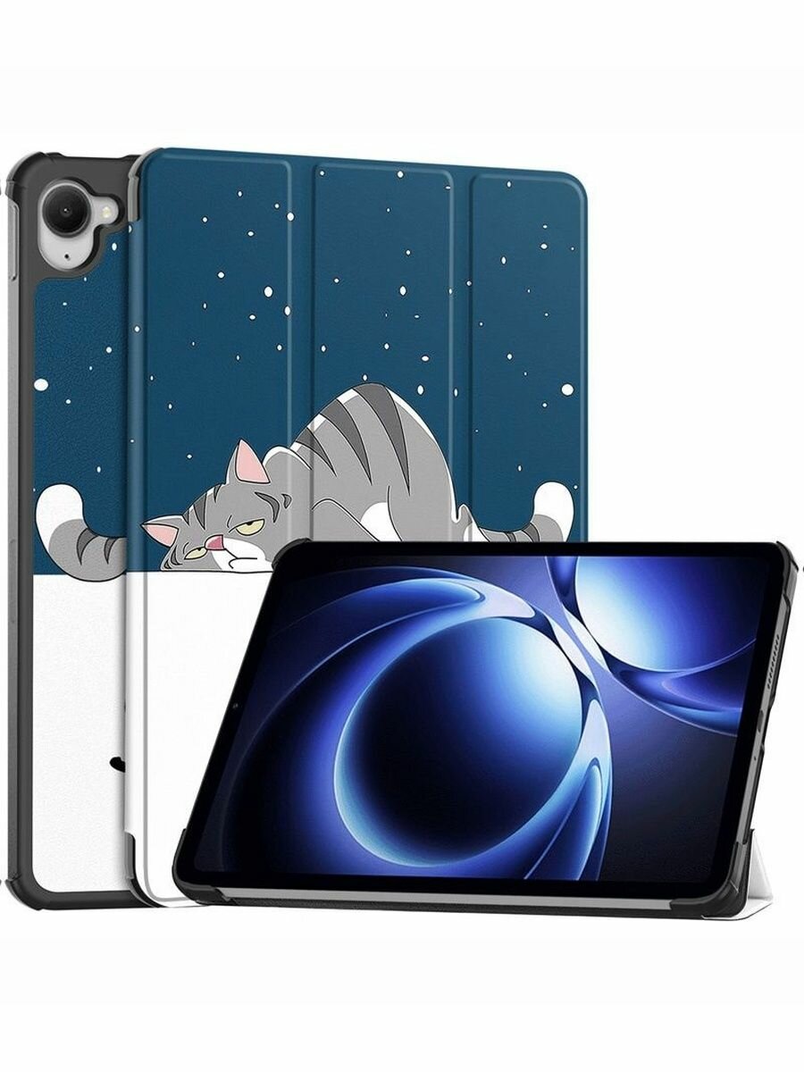 Чехол на Xiaomi Pad Mini / Ксиаоми Пад Мини, Redmi K Pad / Редми К Пад, 2025 года, 8.8 дюйма, умный с магнитом, cонный кот