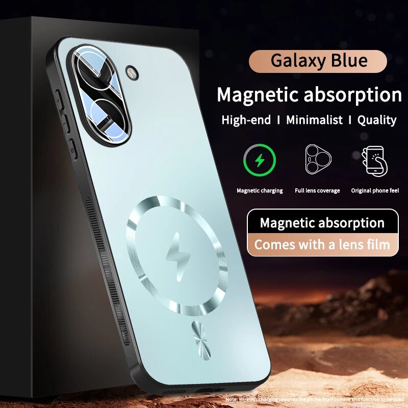 Матовый Магнитный Чехол Для Телефона С Беспроводной Зарядкой Для POCO X8 Pro Max/X8 Pro/Redmi Turbo 5 5 Max