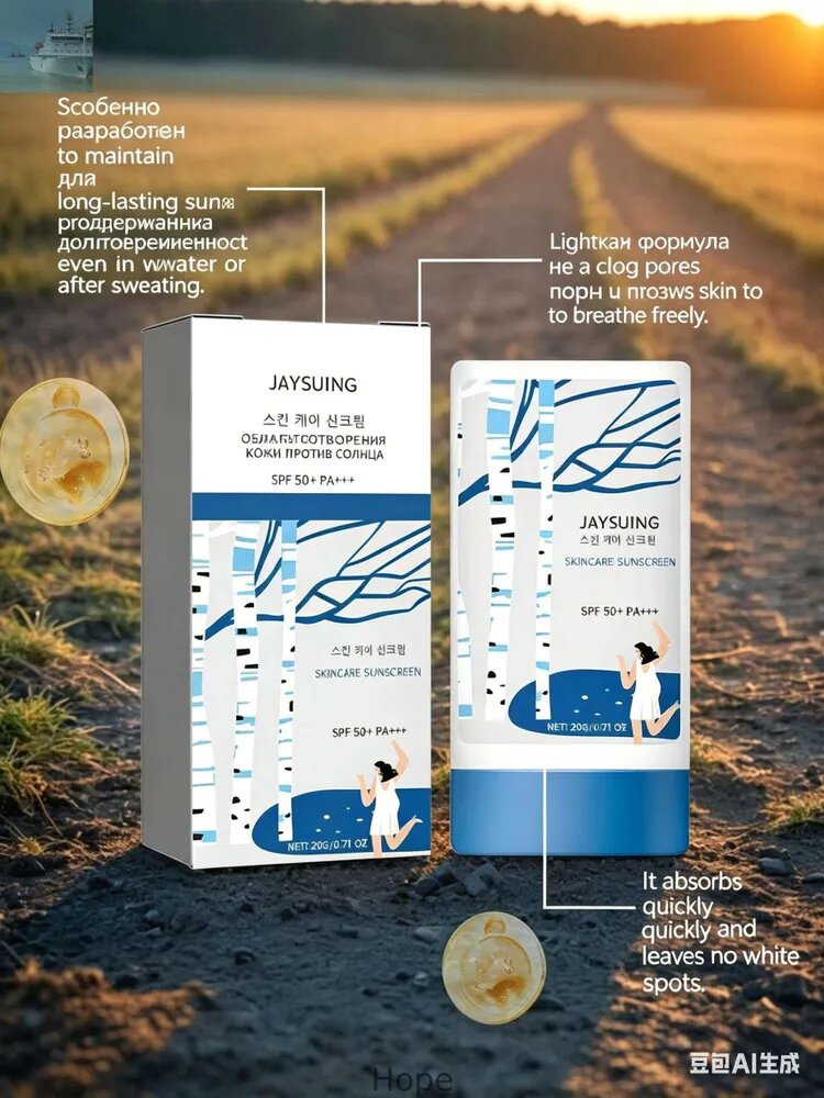 Солнцезащитный стик с березовым соком ROUND LAB Birch Juice Moisturizing Sun Stick SPF 50, 19 г (увлажняющий и успокаивающий спф для кожи лица с пептидами, ниацинамидом на химических фильтрах)