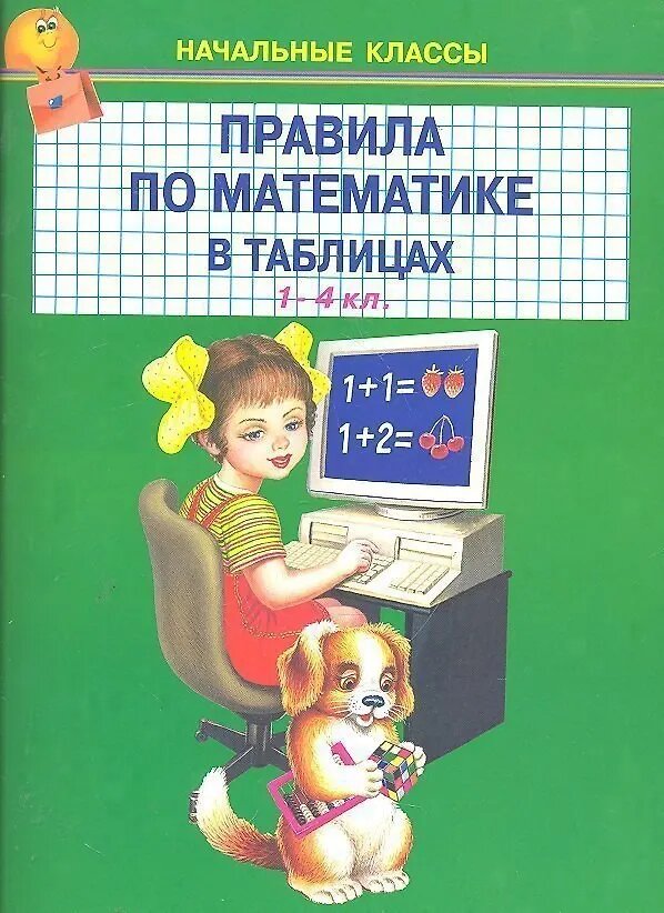 Правила по математике в таблицах 1-4 кл.