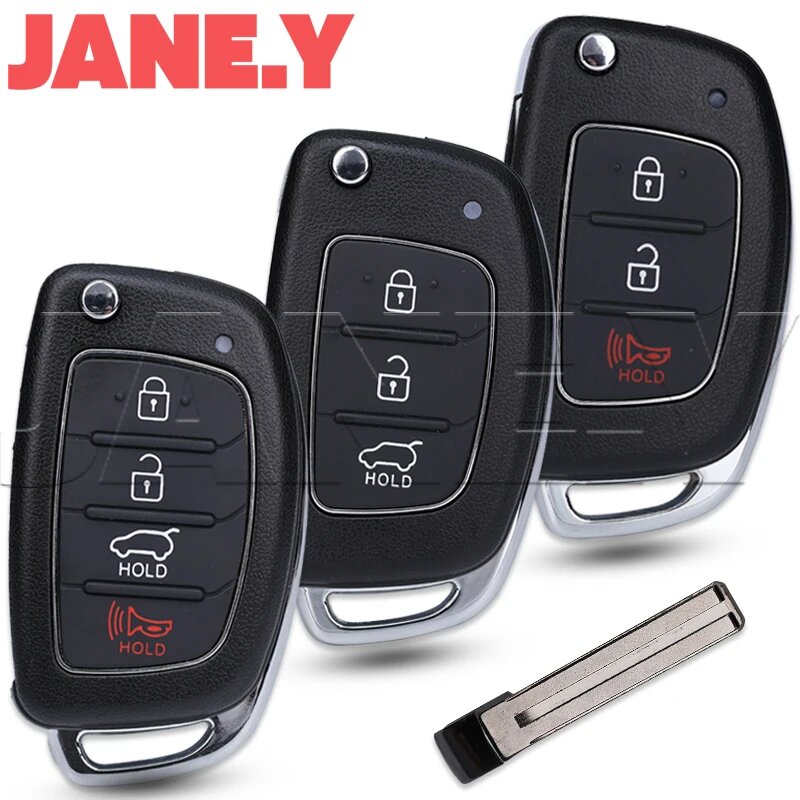 Брелок для Hyundai 3 кнопки, Color: 3 Buttons A