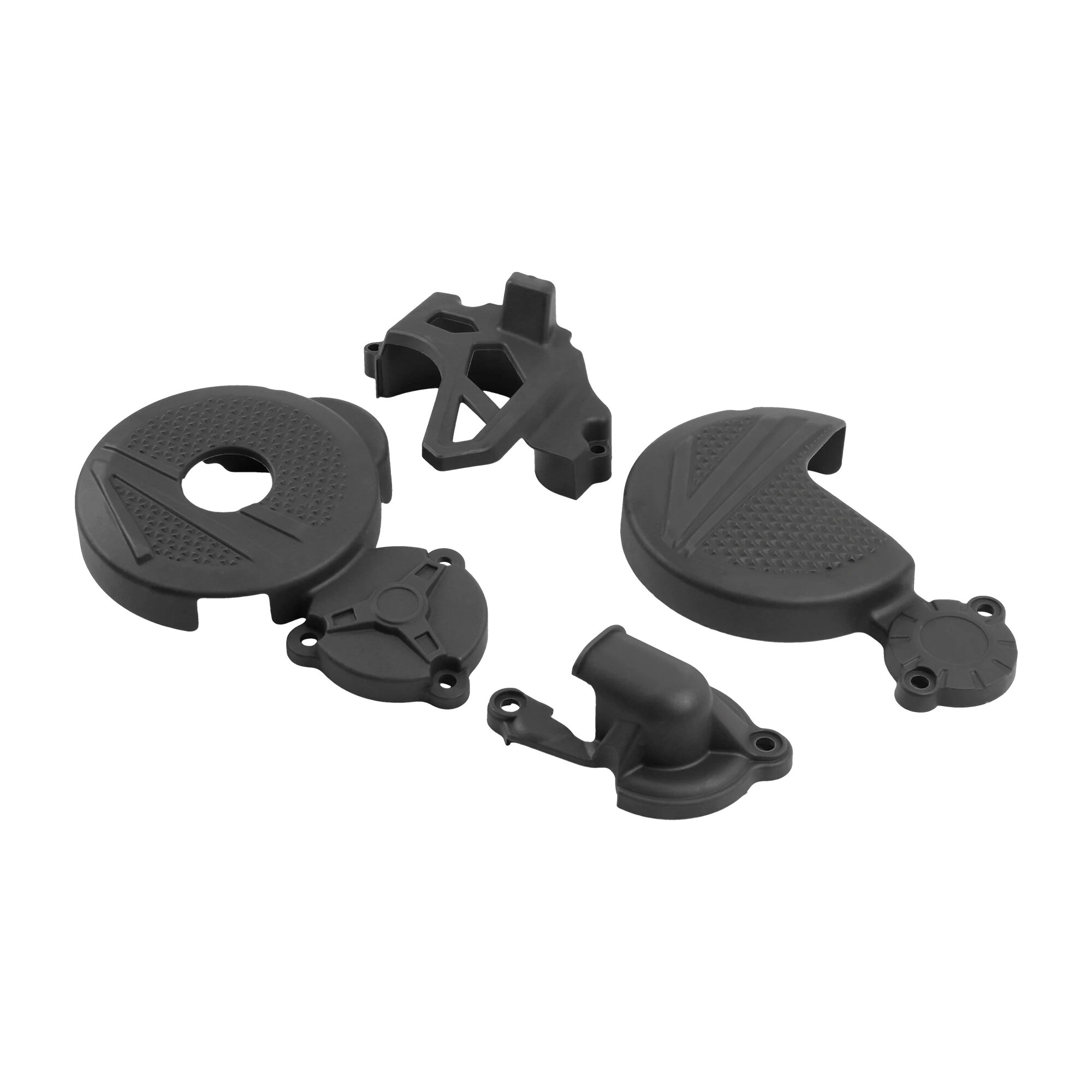 Защитный Кожух Двигателя Мотоцикла LONCIN YBS300, KEWS K16, K23, HENGJIAN S6, S7, STN, Черный, Black