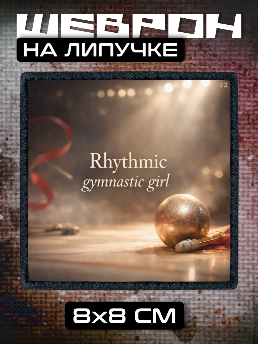 Шеврон на липучке Художественная гимнастика эстетика