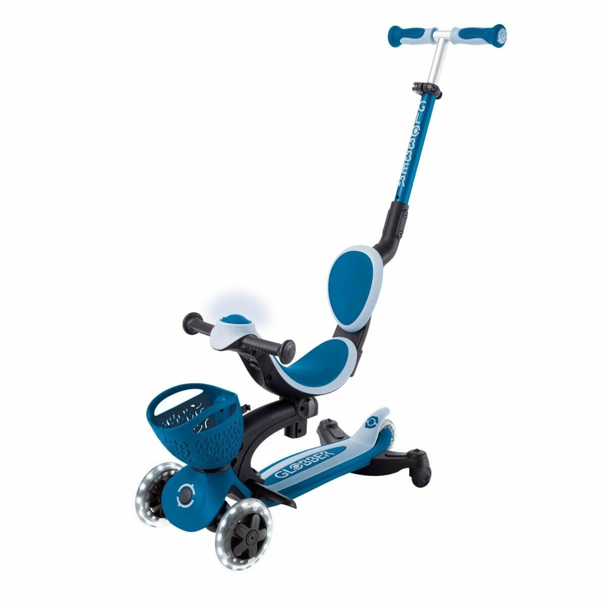 DECATHLON самокат Globber Go Up Baby Learn 360, donkerblauw